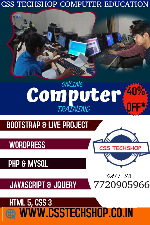 Css Techshop Kamptee An Iso 9001 2015 Certified Institute Best Computer Institute