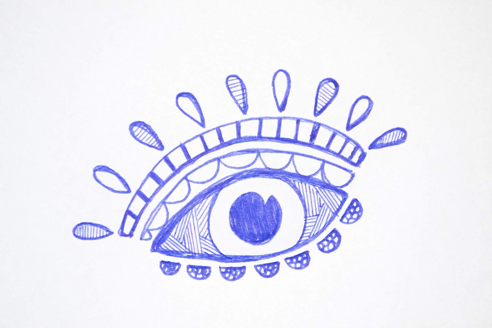 I Like Lines: Draw a Doodle a Day 44 - Eye