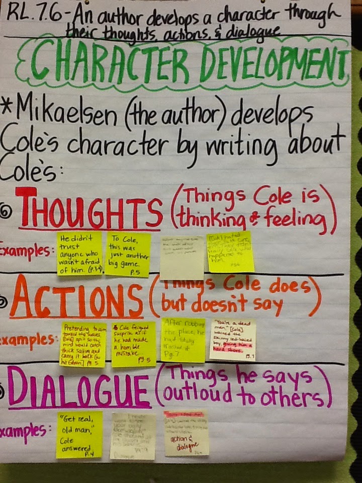 Life in 4B...: RL.7.6 - Character Development & L.7.4 - Word-Solving ...