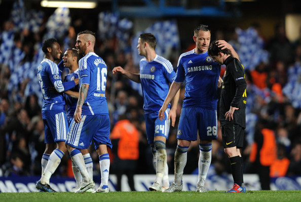 pictures Lionel Messi vs Chelsea FC Champions League Semi Final 2012/2013