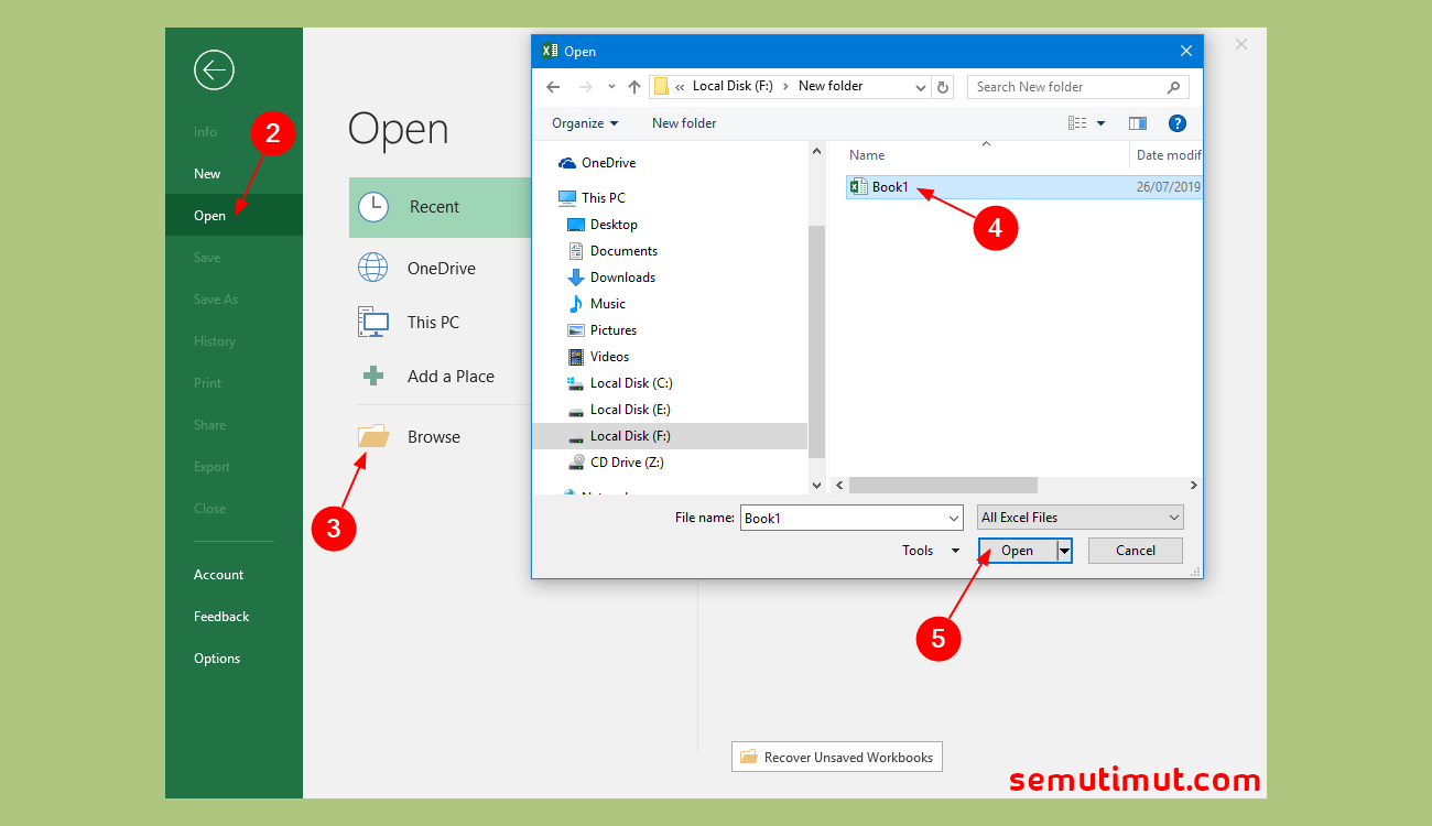 Cara Membuat Dokumen Baru dan Menyimpannya di Excel - SemutImut ... Cara Membuat Dokumen Baru dan Menyimpannya di Excel - SemutImut ...