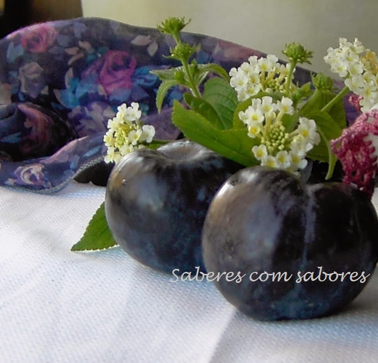 Saberes com Sabores: Compota de Ameixa Rainha Claudia
