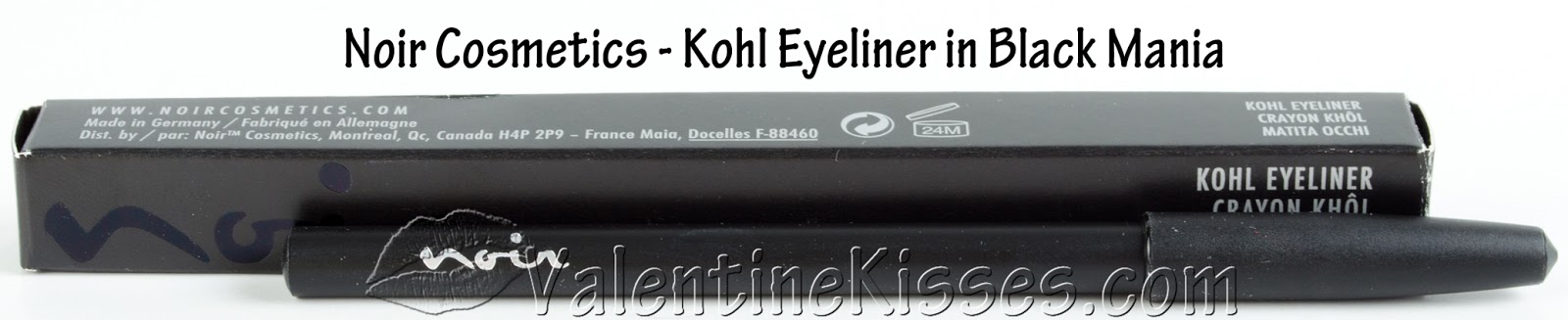 Valentine Kisses: Noir Cosmetics Lifeline Liquid Eyeliner in True Black ...