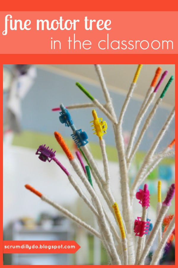 scrumdilly-do!: fine motor tree fun