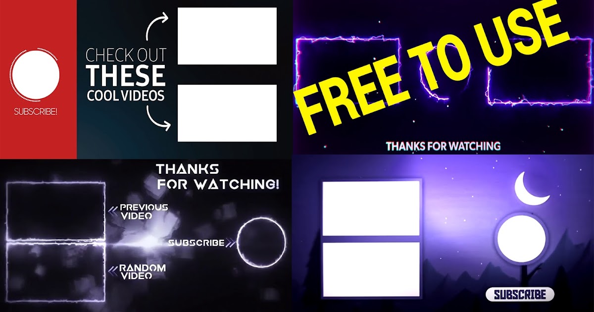 BEST 5 NEW OUTRO TEMPLATES 2020 FREE DOWNLOAD - Janar Alo