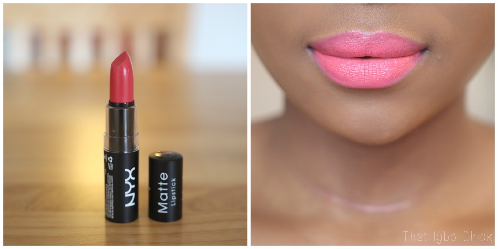 Nyx Angel Matte Lipstick Swatch