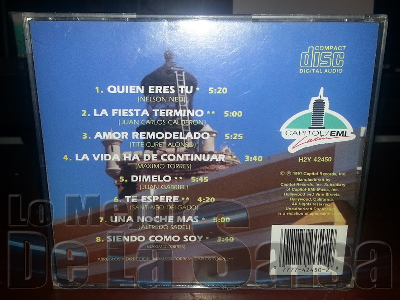Lo Mejor de La salsa: Max Torres - From Puerto Rico - 1991