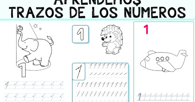 Cuaderno Aprendo los Trazos de los Números | Materiales Educativos para ...