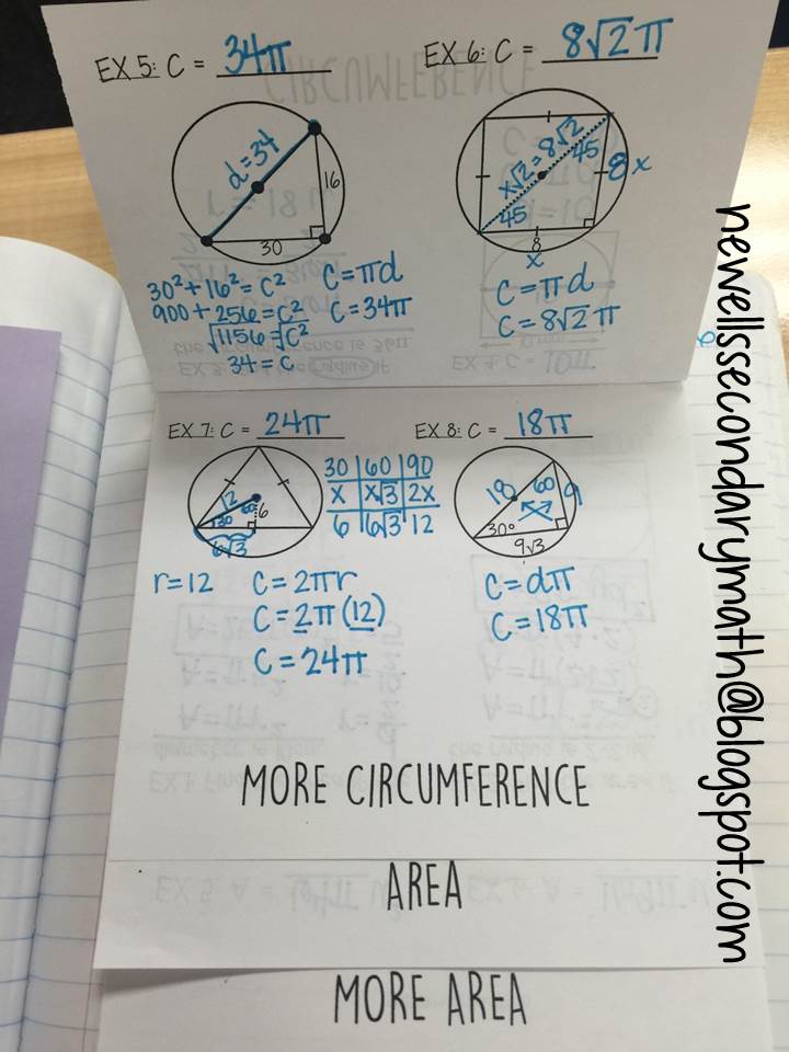 Circle Basics Unit (Part 1) | Mrs. Newell's Math