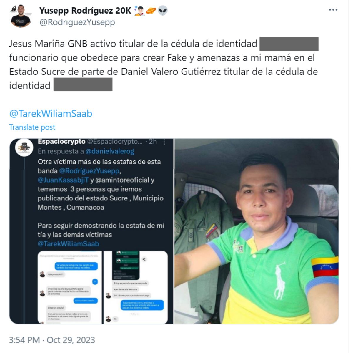 Daniel Valero Gutiérrez, CEO de Caracas Commodity Exchange (CCSCEX ...