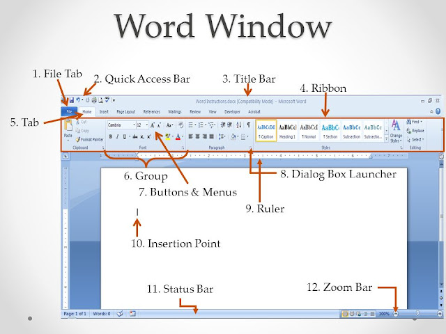 MS Word Introductive Blog ~ Computer Concepts and Fundamental