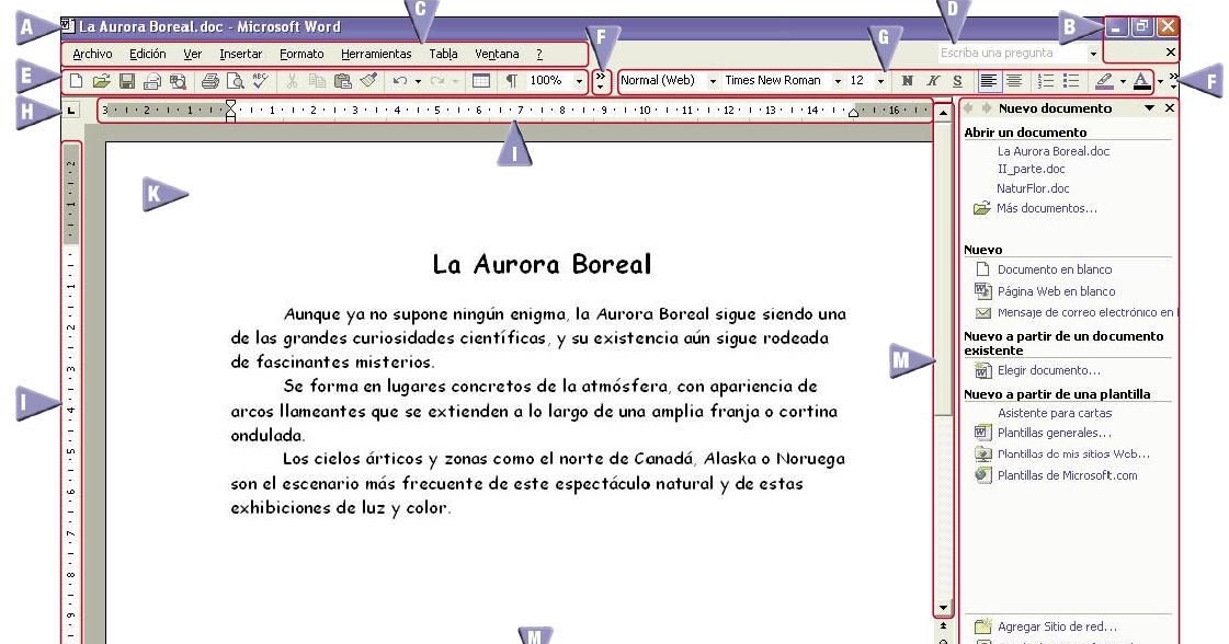 Tutorial de Word: Elementos de la pantalla de Word