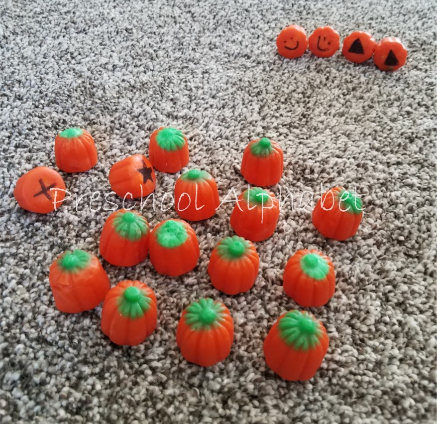 Preschool Alphabet: DIY Pumpkin Manipulatives & Activities