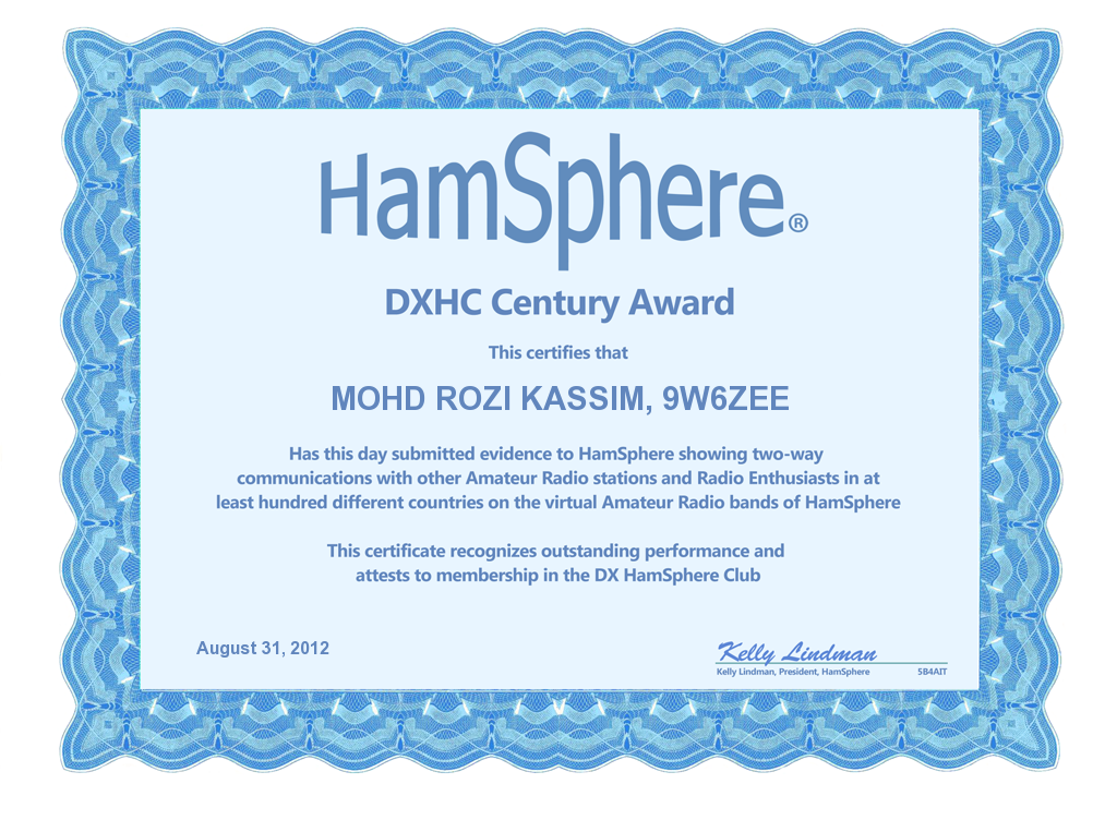 MALAYSIAN AMATEUR RADIO STATION