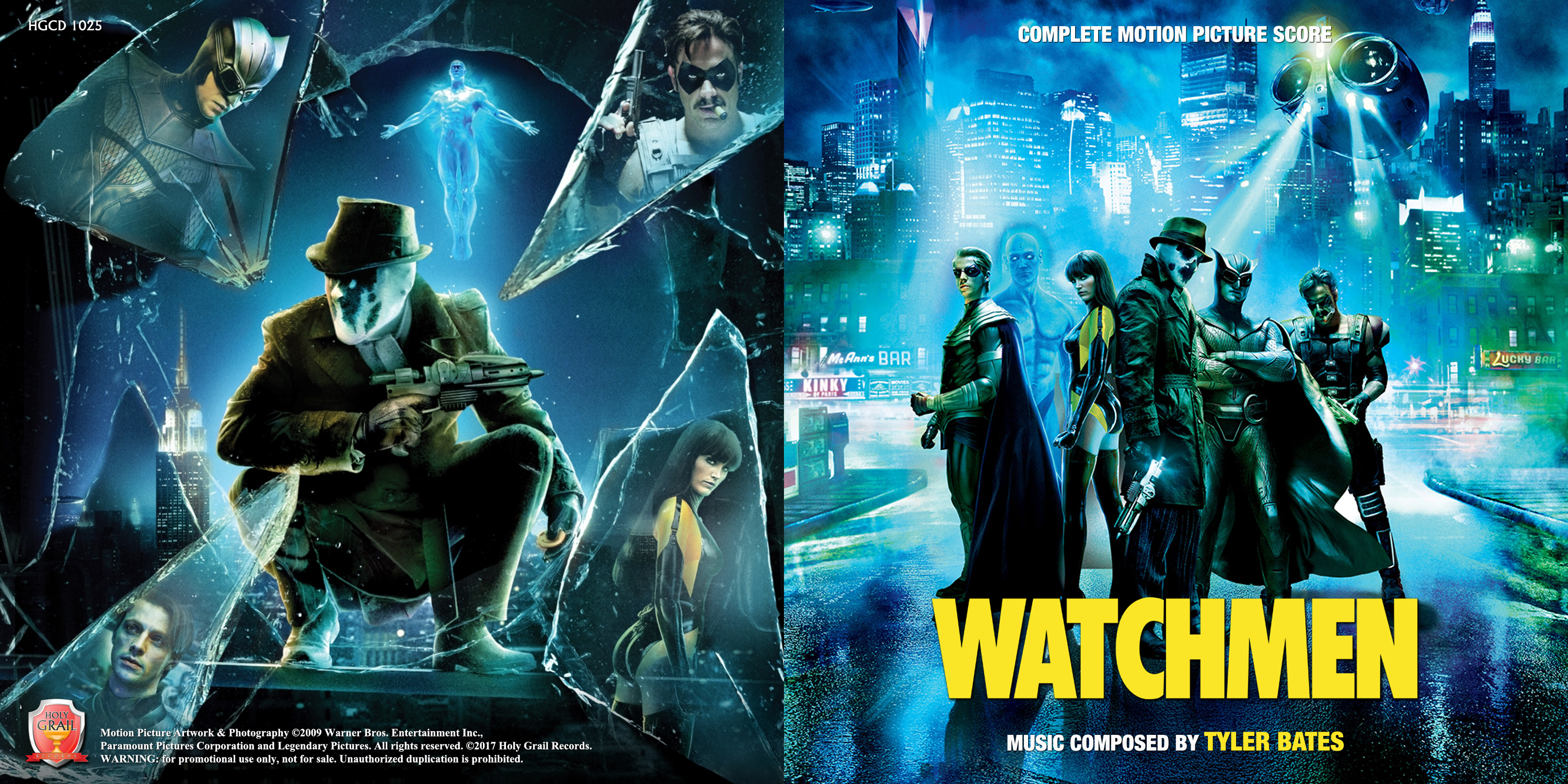 Holy Grail Records Vintage: Watchmen (Complete Score) (Tyler Bates)