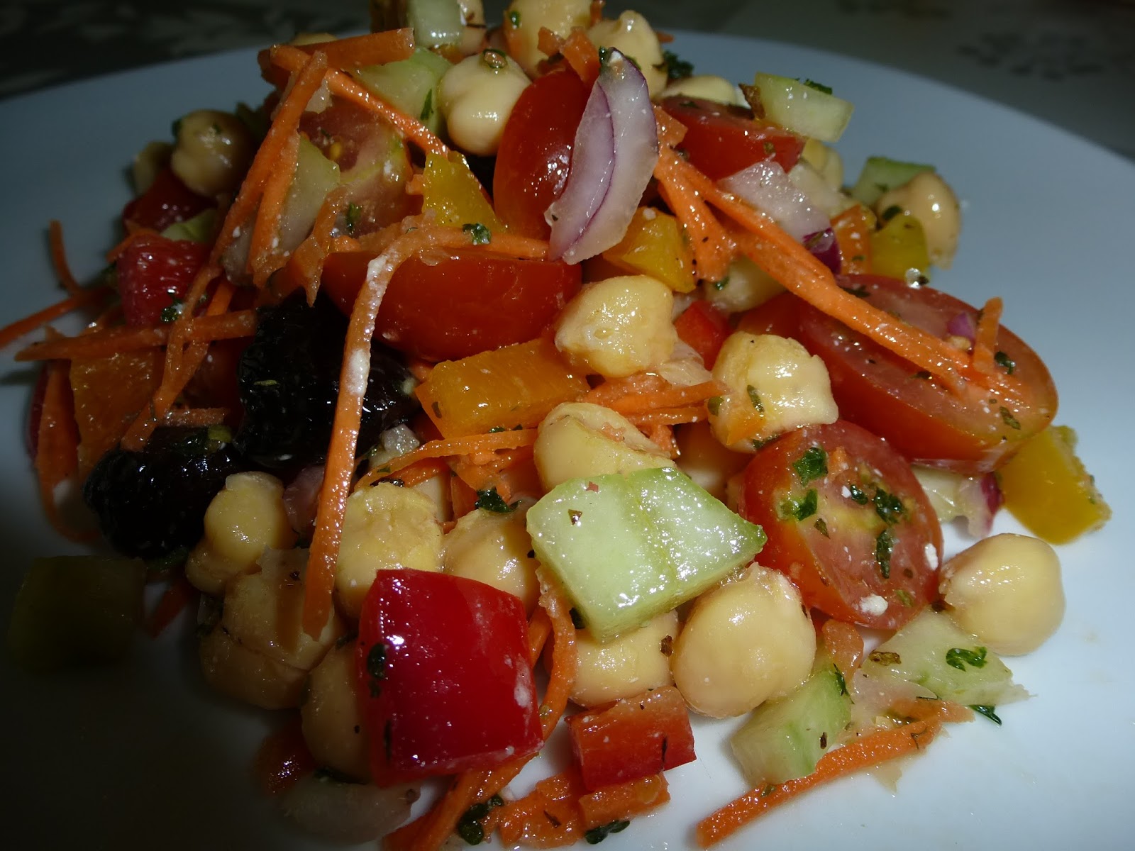 Arizonami: Salade de pois chiche à la grecque