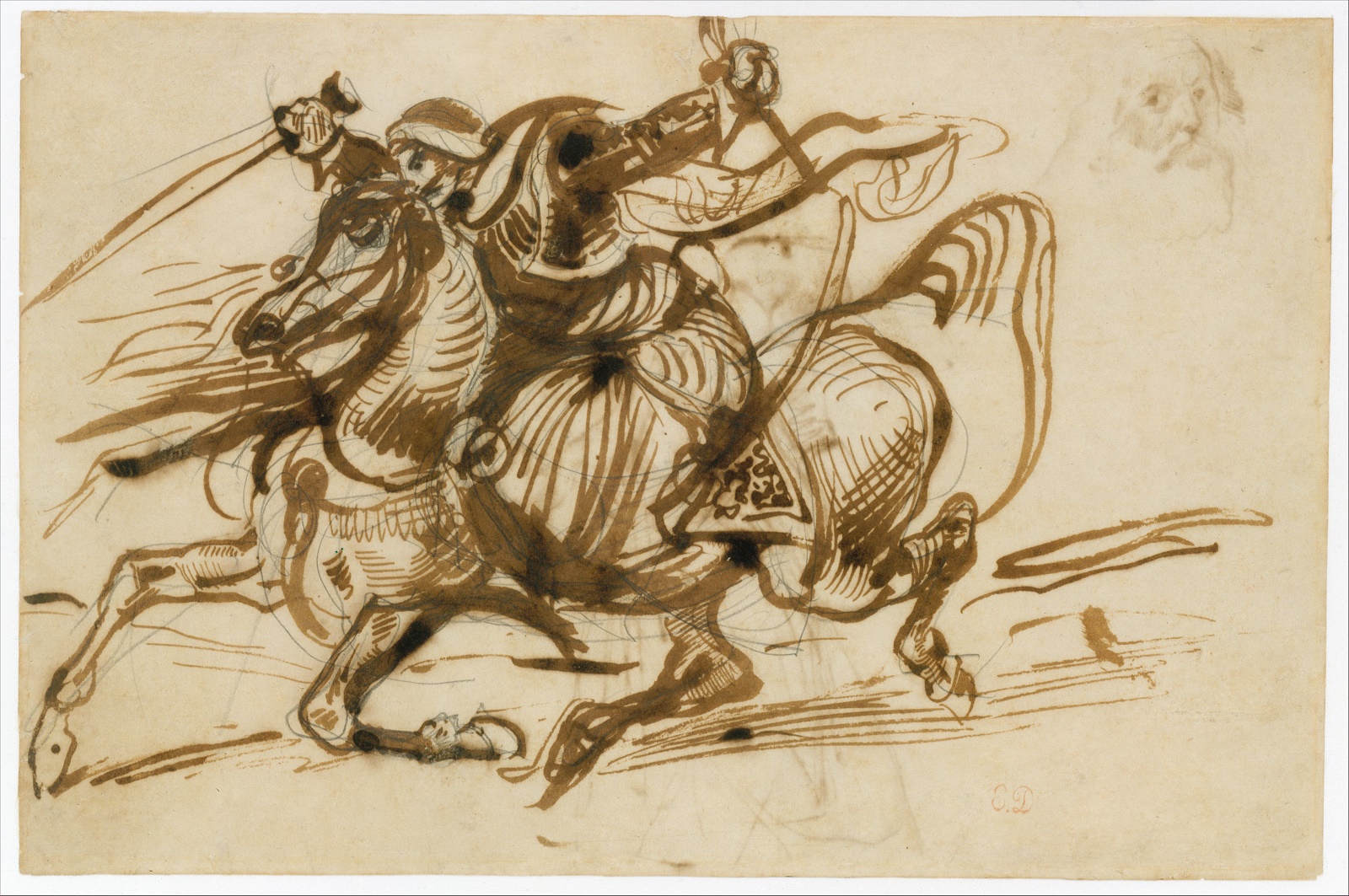 Spencer Alley: Drawings by Eugène Delacroix (1798-1863)