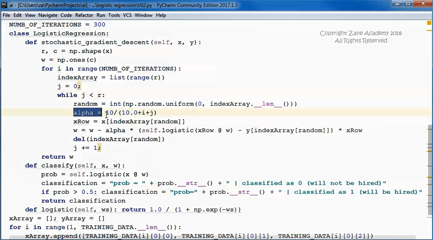 Prototype Project: Logistic Regression w/ Python & Stochastic Gradient ...