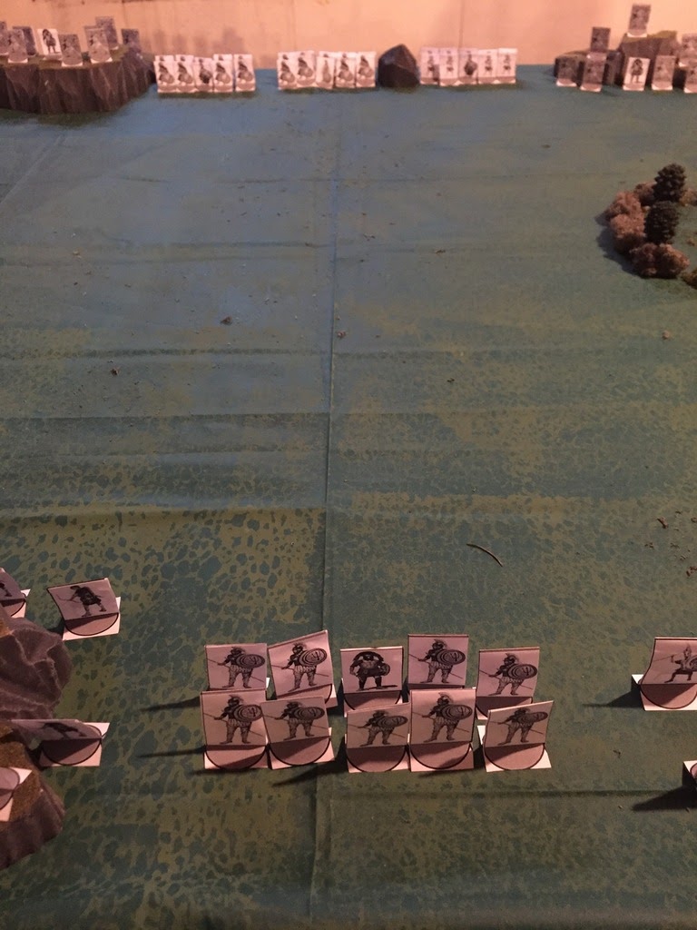 Blood and Spectacles: Men of Bronze- Battle Report- The Corinthian War