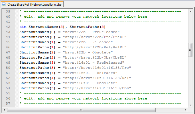 Dave's Rave: Automate Creating SharePoint and Insight Network Location ...