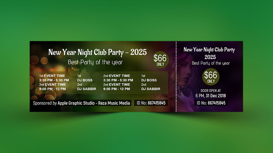 Modern Event Ticket Design - Photoshop CC Tutorial - Apple Graphic Studio Modern Event Ticket Design - Photoshop CC Tutorial - Apple Graphic Studio