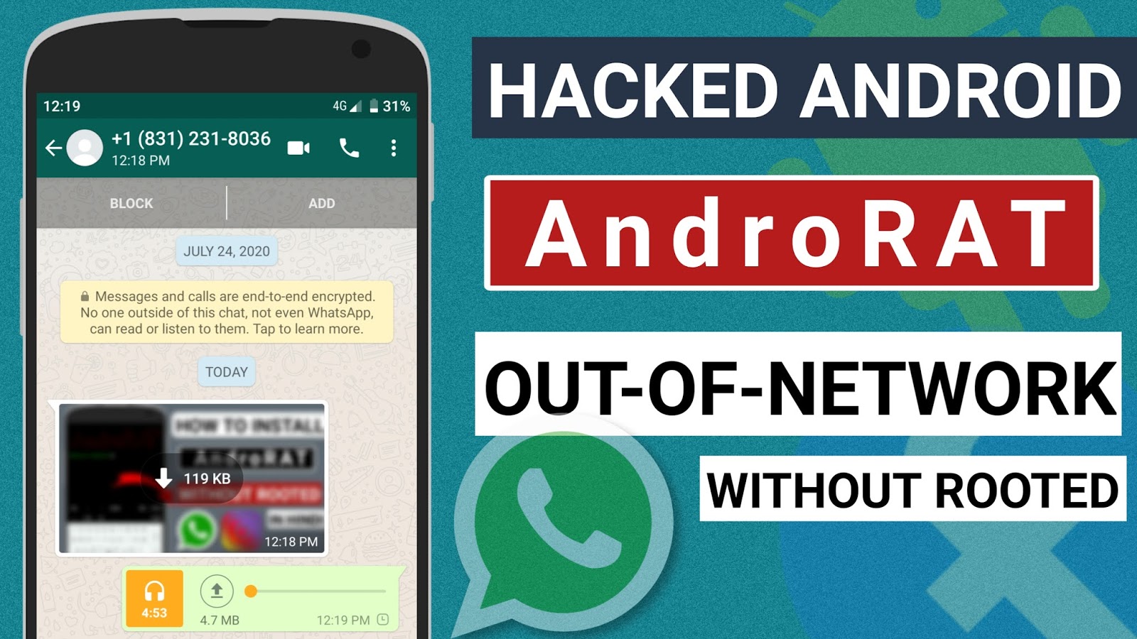 How To Install AndroRAT In Kali Linux Android Without Rooted | Install ...