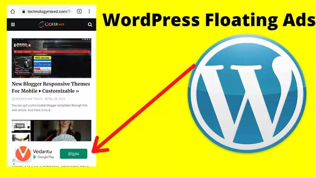 $ 100% WordPress Floating Bottom Ads • With Plugin Download » | ROCKER MIX TEACH