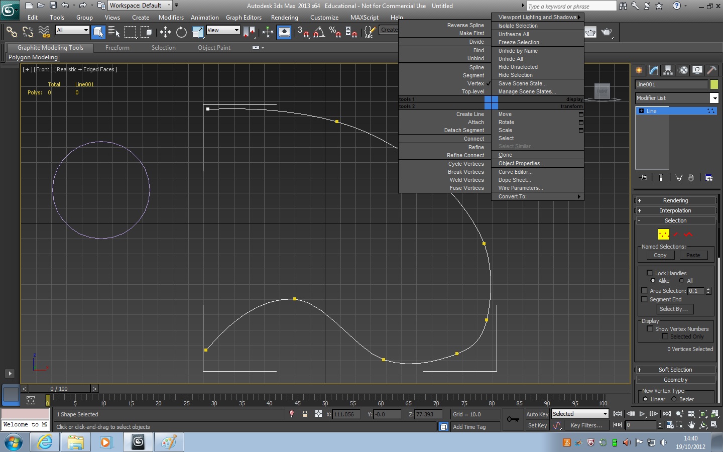 Unit66: 3D Modelling: Loft Object