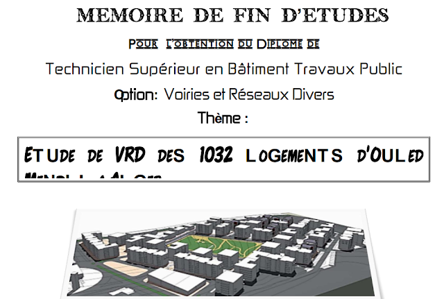 Etude VRD des 1032 logements