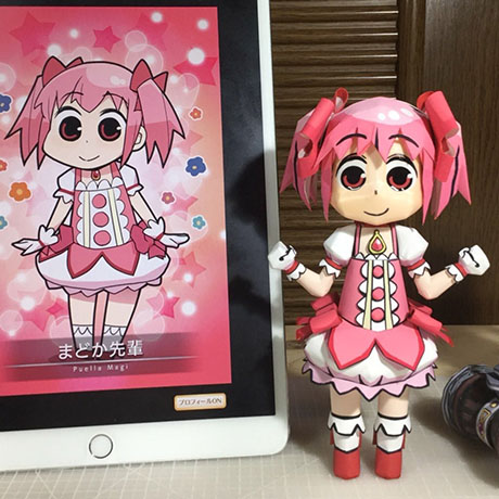 Madoka-Senpai Papercraft | Paperized Crafts