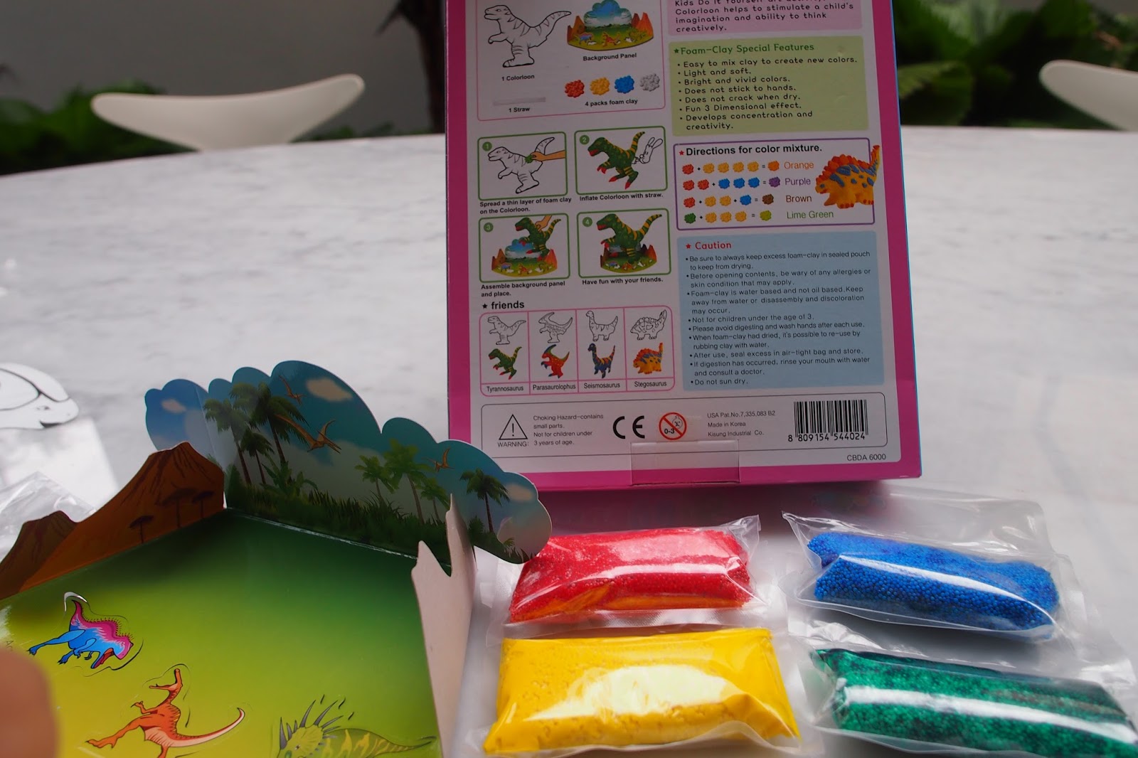 Foam clay craft - mummy wee blog