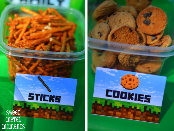 Sweet Metel Moments: Brody's Minecraft Party & Free Printable (Part 1)