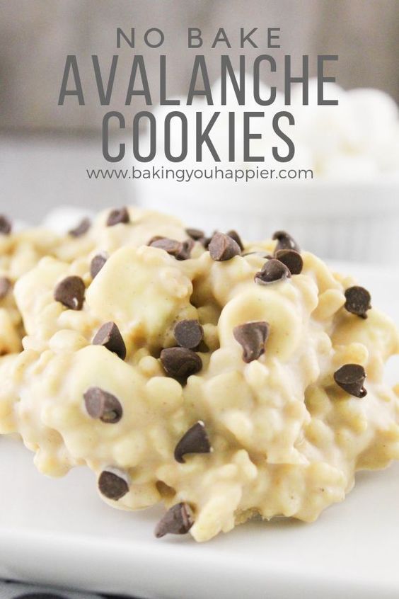 No Bake Avalanche Cookies - Food and Drink