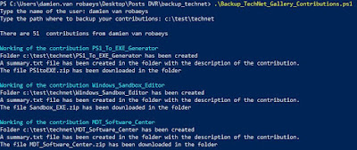 Backup all your TechNet Gallery contributions with PowerShell | Syst ...