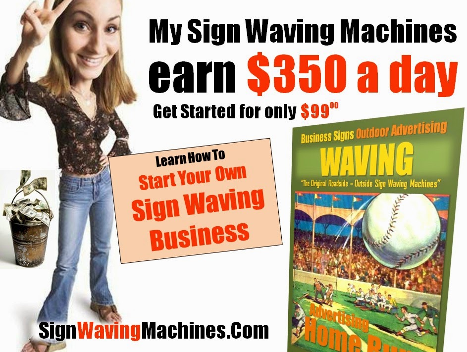 Sign Waving Machines Outdoor Portable Mannequin Waver Spinner Machine ...