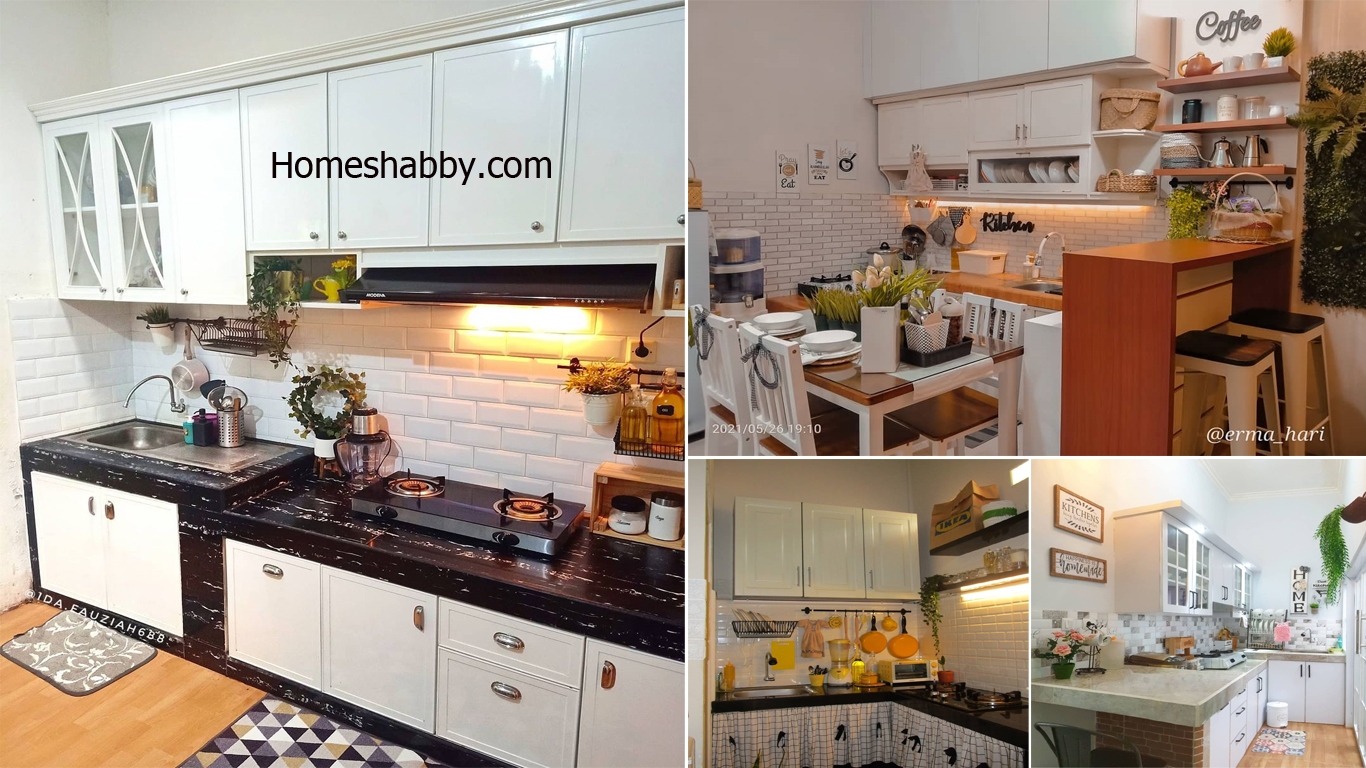 7 Inspirasi Desain Dapur dengan Meja Dapur Cor Yang Artsy dan Unik ...