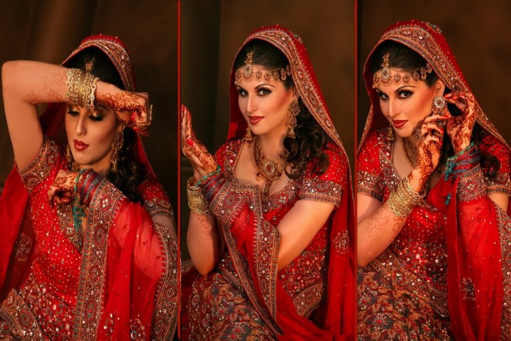 Dulhan in Red Saree | Asian Bride