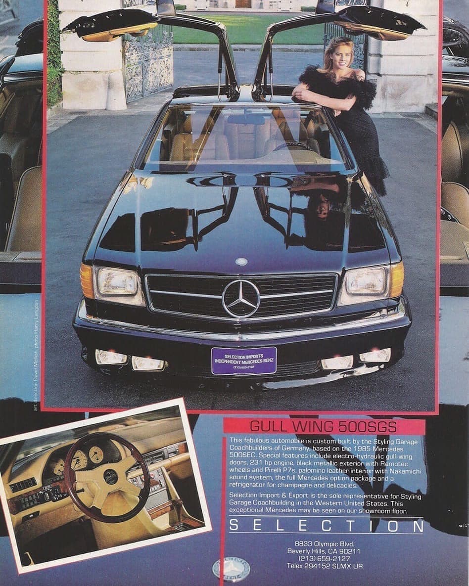 Mercedes-Benz C 126 500 SEC SGS Gullwing