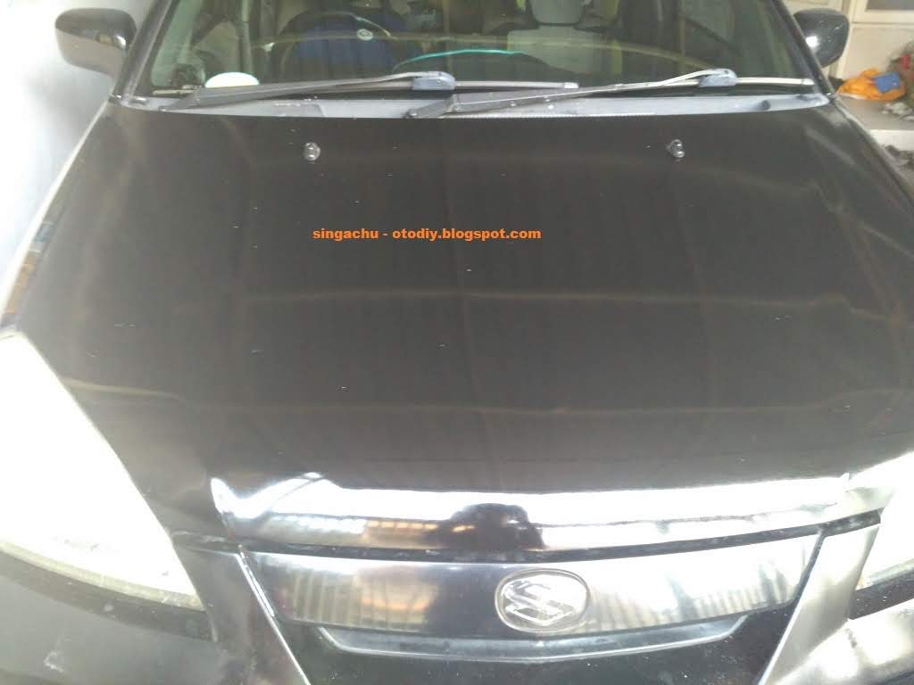 DIY : cat kap mesin aerio dengan Samurai Paint