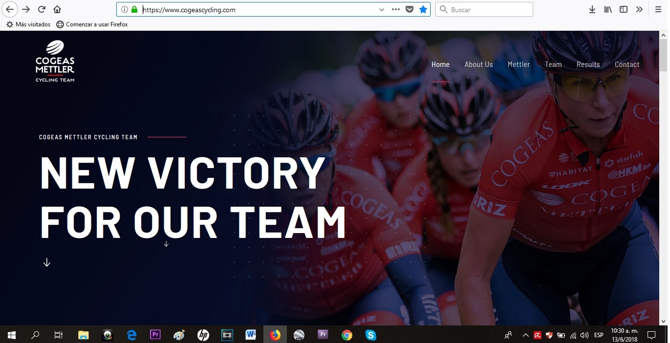 CICLISMO TOTAL: El Cogeas Mettler Pro Cycling Team estrena Web oficial