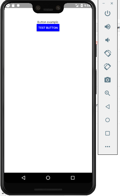 Adi Dotnet: Button example in react native