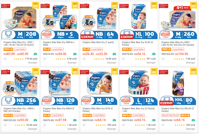 Diapers Price Comparison Malaysia 2021