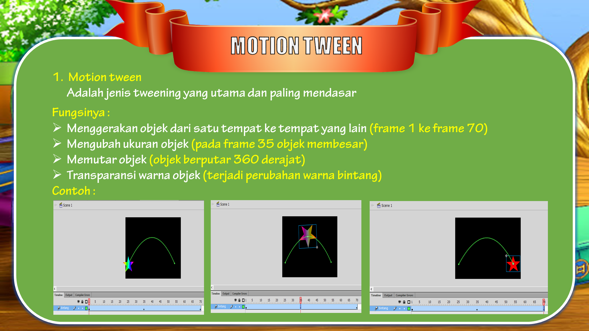 TUTORIAL ANIMASI MOTION TWEEN ~ Multimedia SMKN 1 Purwokerto