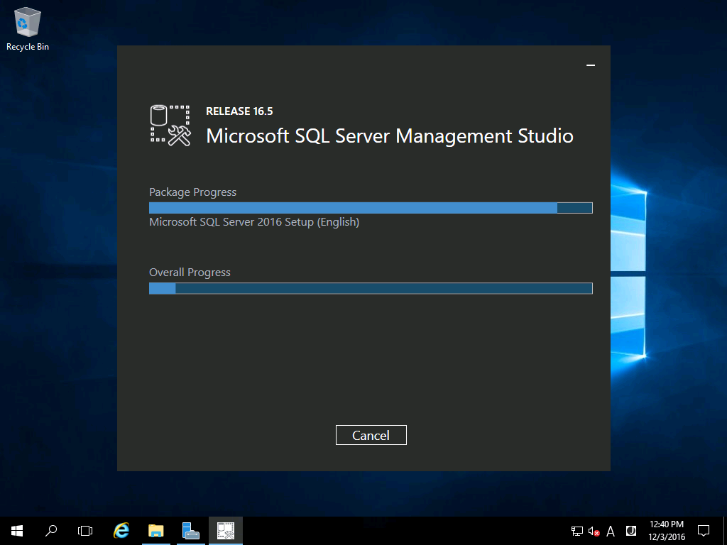 さっしーの試してみるか3: SC 2016 VMM その1 SQL Server 2016 インストールメモ