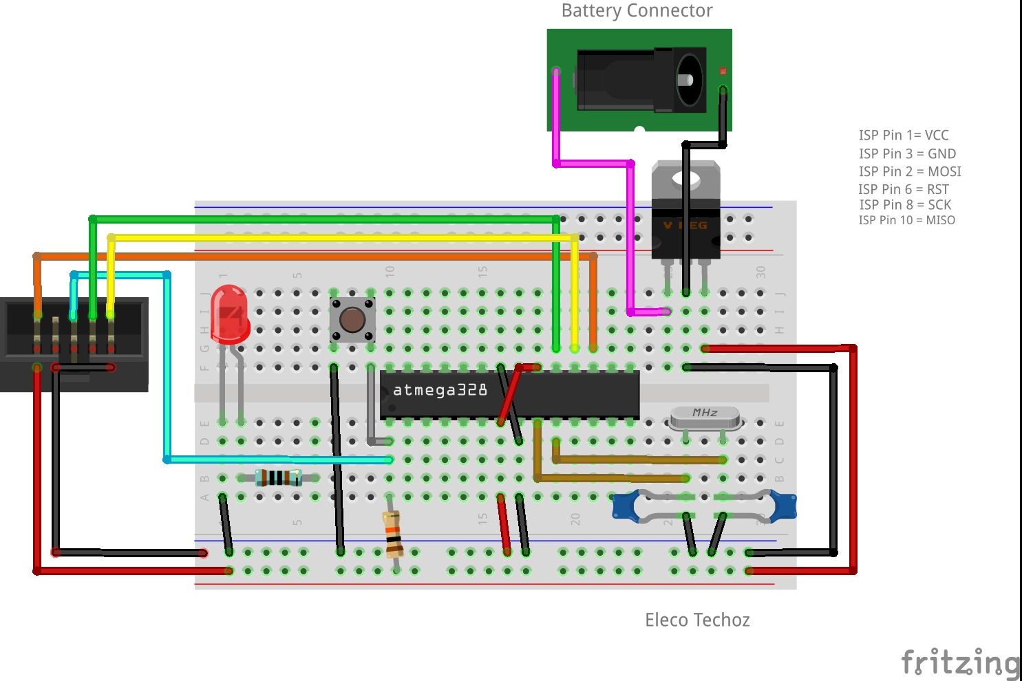 Program ATMEGA328 IC using USBasp Programmer