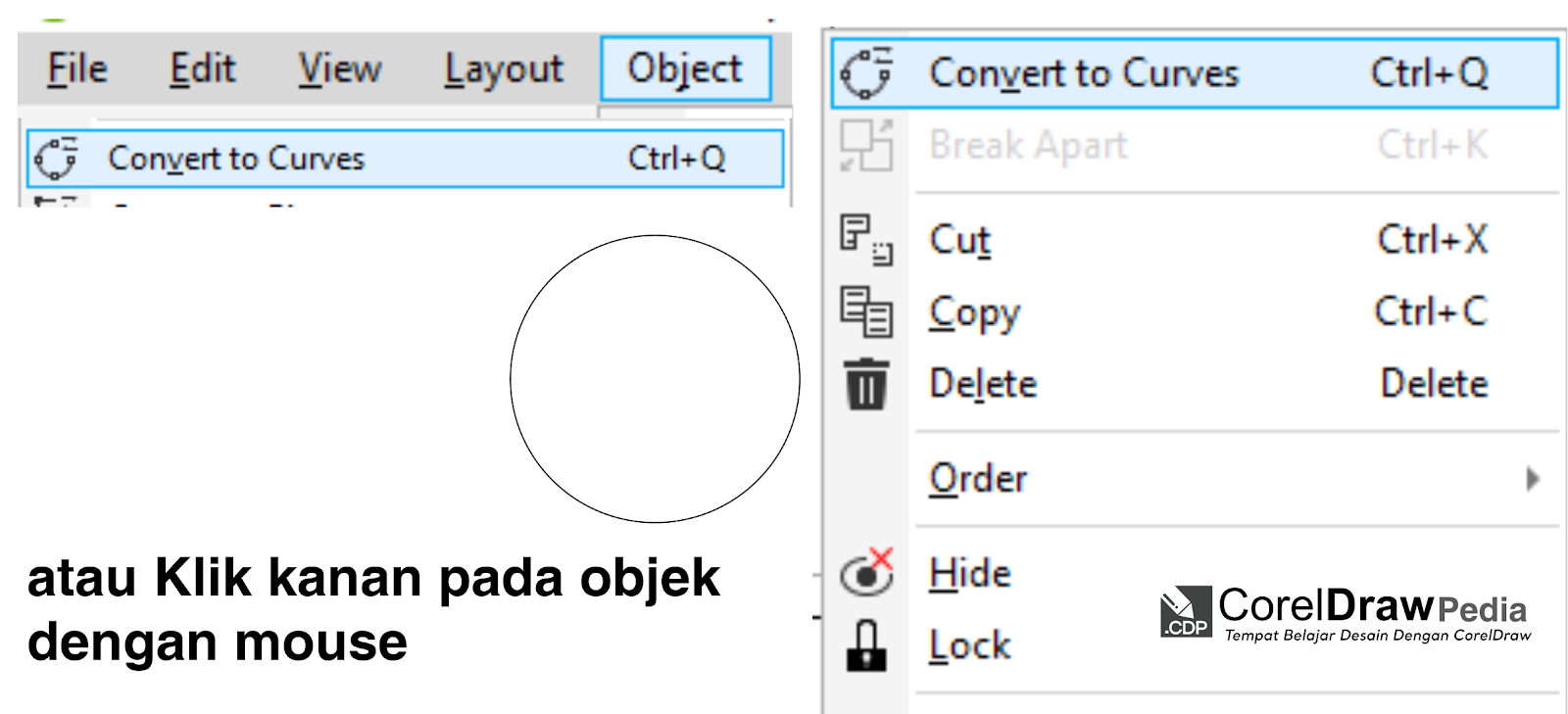 Tutorial Cara menggunakan fitur Shape tool dan curve di Coreldraw ...