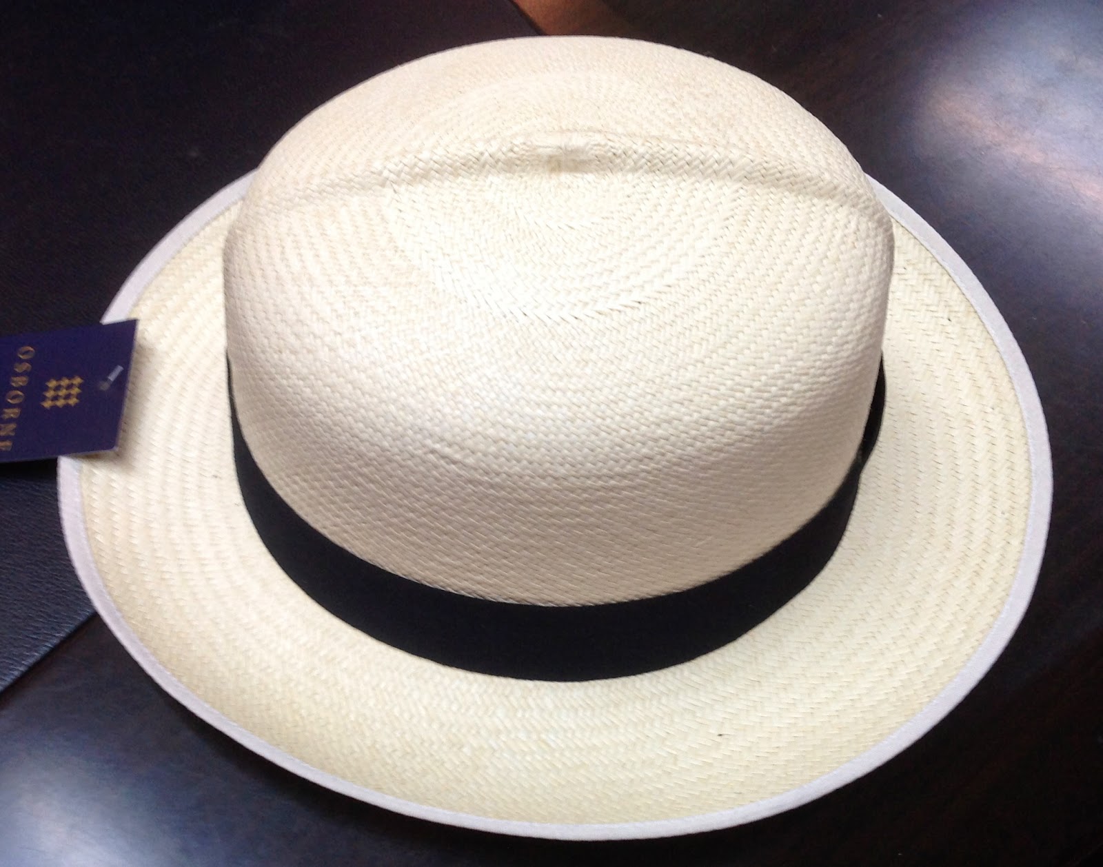 John Callanan Hats: OPTIMO CROWN PANAMA HAT