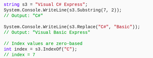 Emanuel Goette, alias Crespo: Métodos de String en C#