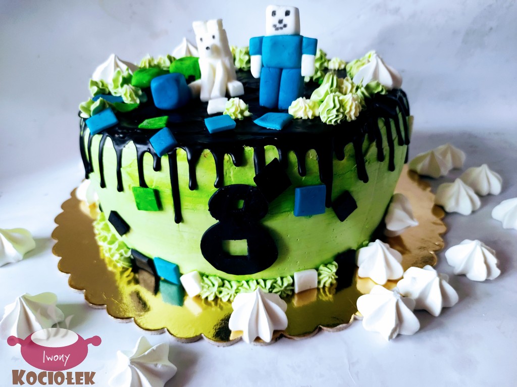 Kociołek Iwony: Tort Minecraft