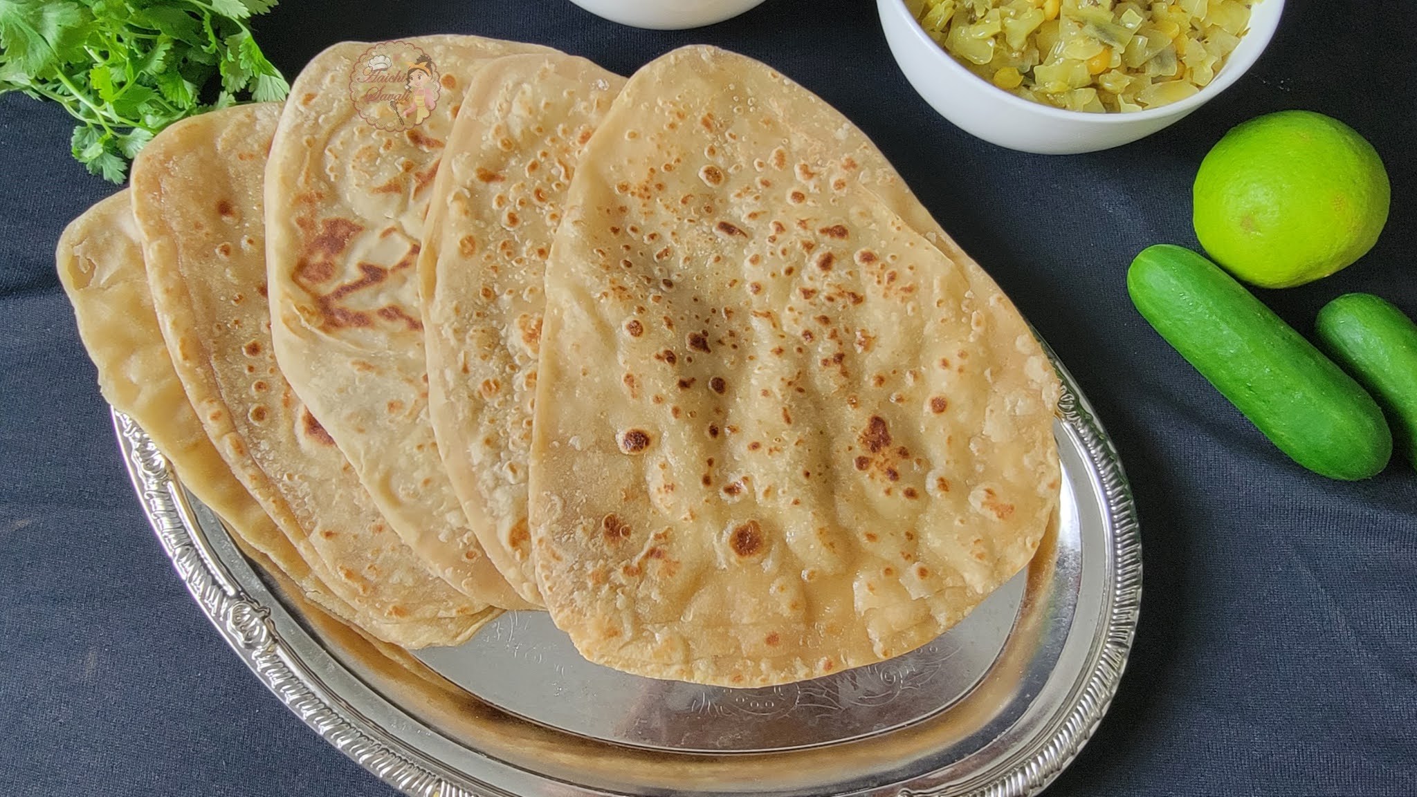 Whole Wheat Parathas | Triangle Paratha Recipe - Aaichi Savali